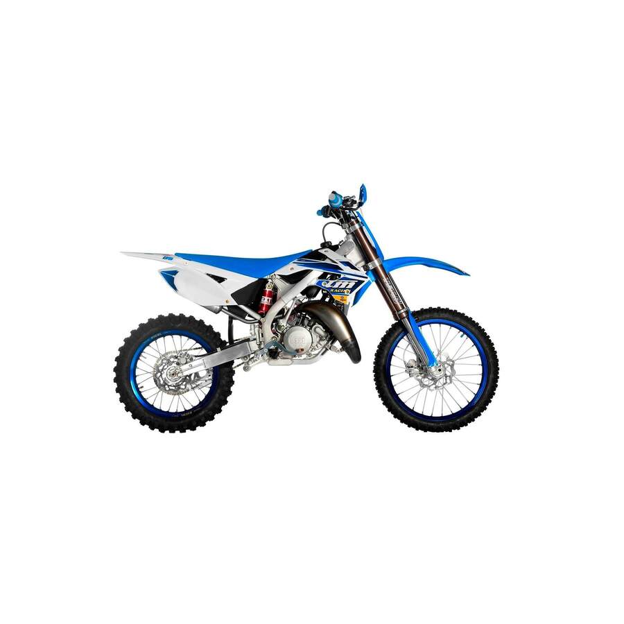 MOTOS TM RACING z MOTO SEMI NUEVA TM85 MX 100cc 2019 BLANCA AZUL CROSS ...